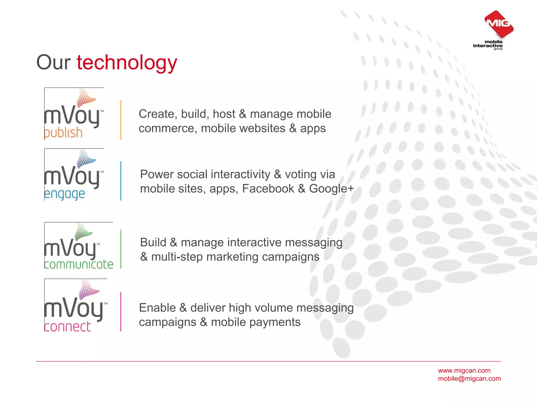 MIG Company Overview | PDF