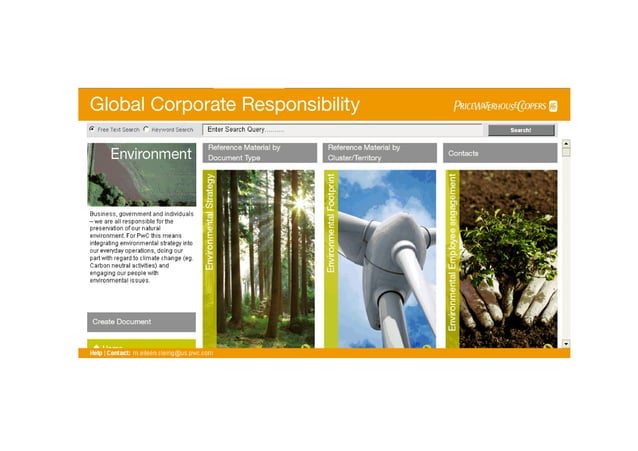 Corporate Social Responsibility - PricewaterhouseCoopers | PPT