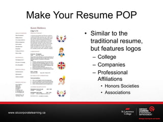 Creating an Impressive Resume | PPTX
