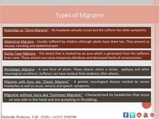 Prevention and Cure From Migraine Attack