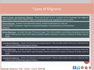 Prevention and Cure From Migraine Attack