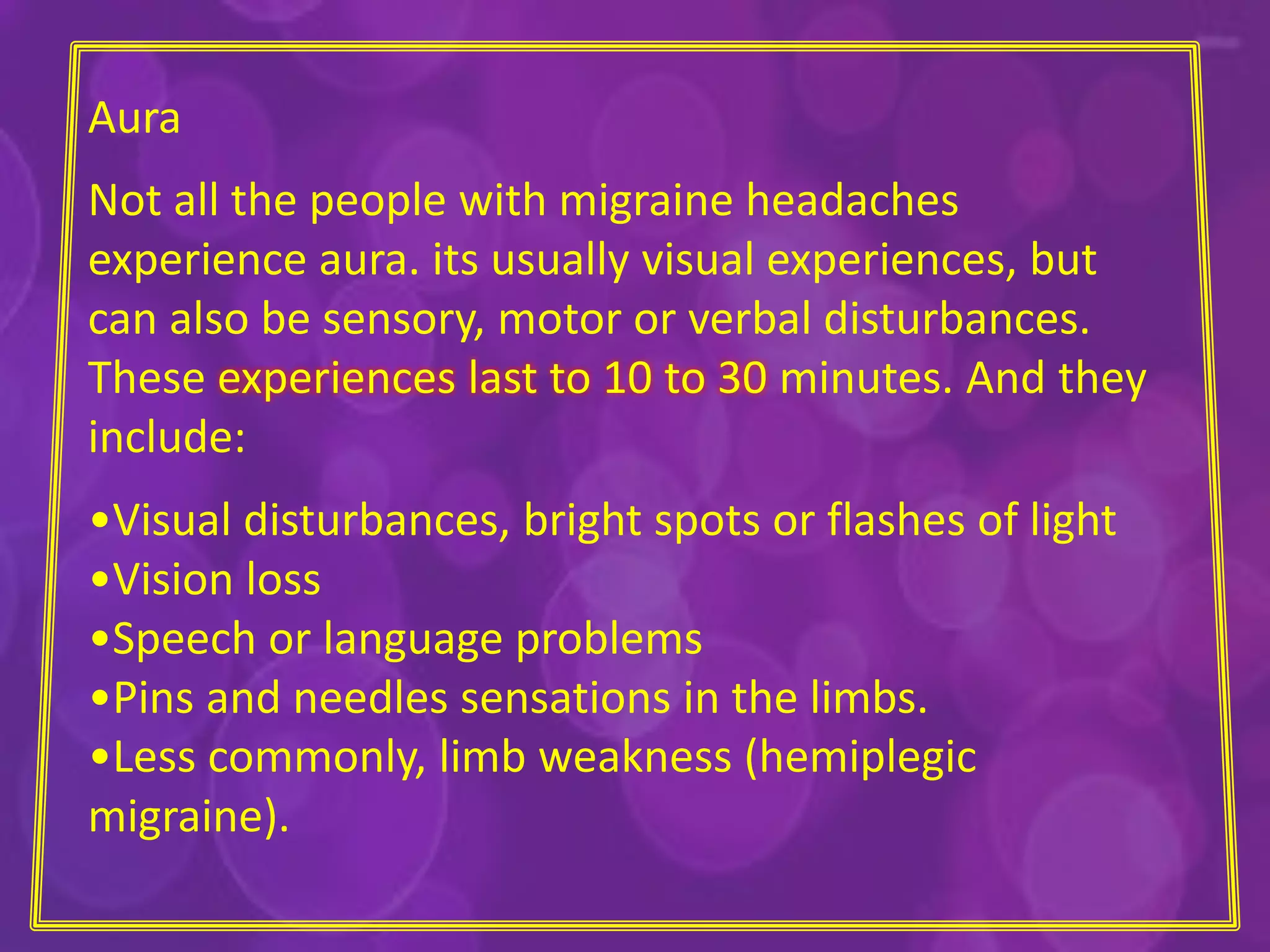 Migraine | PPTX