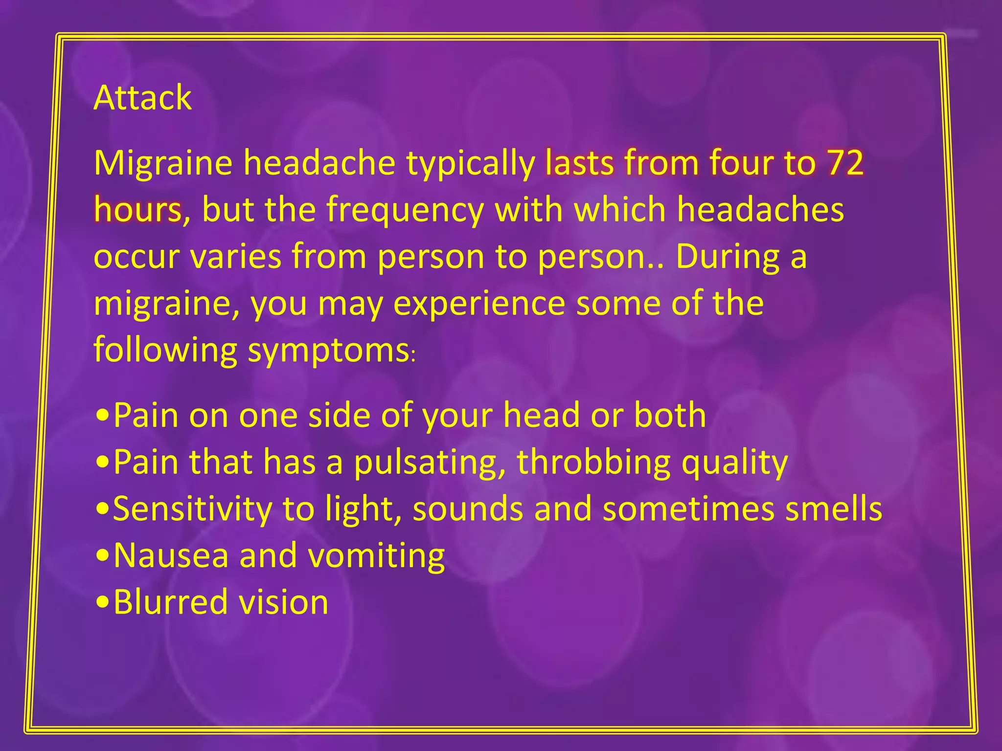 Migraine | PPTX