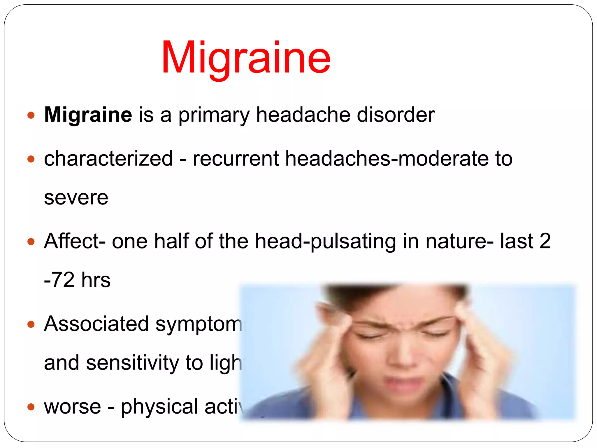 Migraine | PPTX