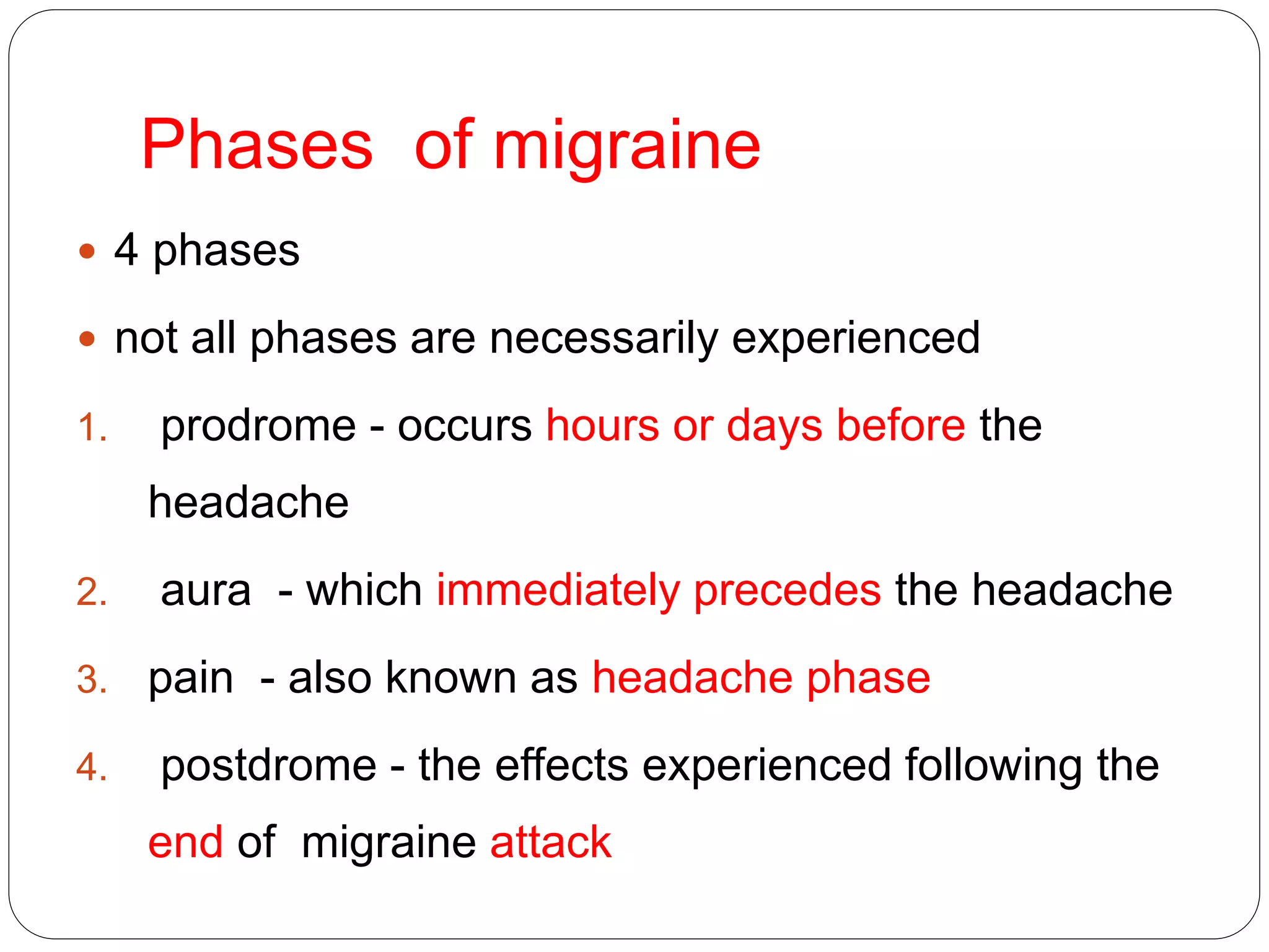 Migraine | PPTX