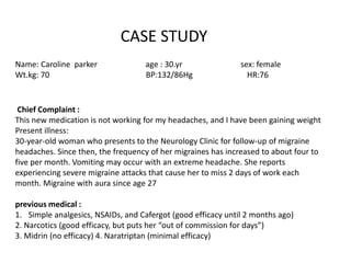 Clinical study of Migraine | PPT