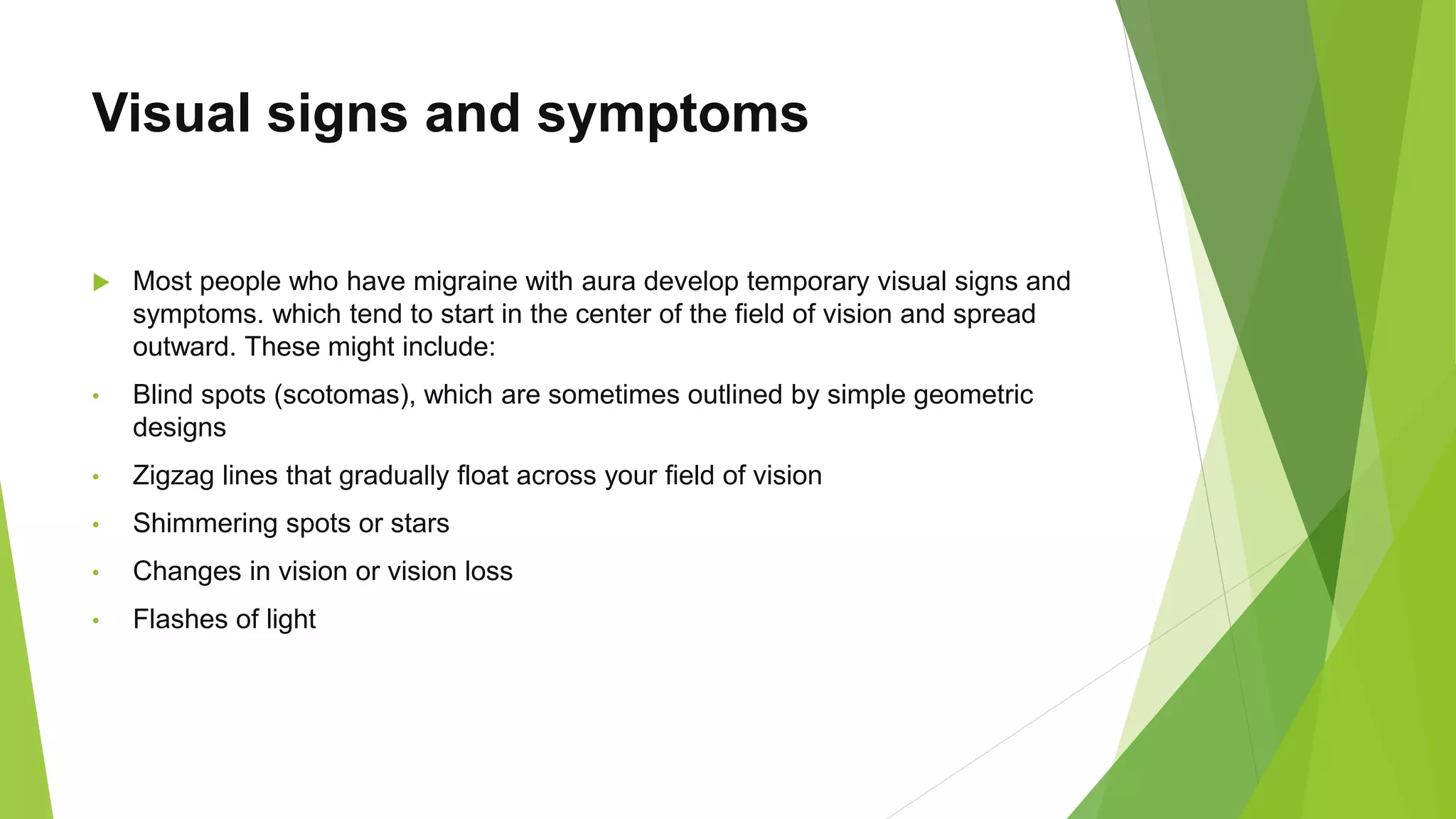 Migraine with Aura | PPTX