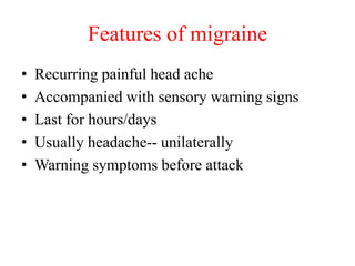 Head ache & Migraine | PPT