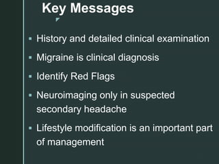 migraine.pptx | Brain and Nervous System Disorders | Diseases and ...