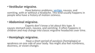 Clinical Approach to Migraine ward case.pptx