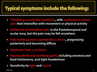 Migraine headache | PPTX