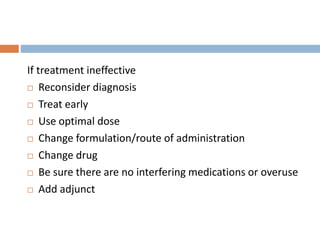 Migraine etiopathogenesis and management | PPTX