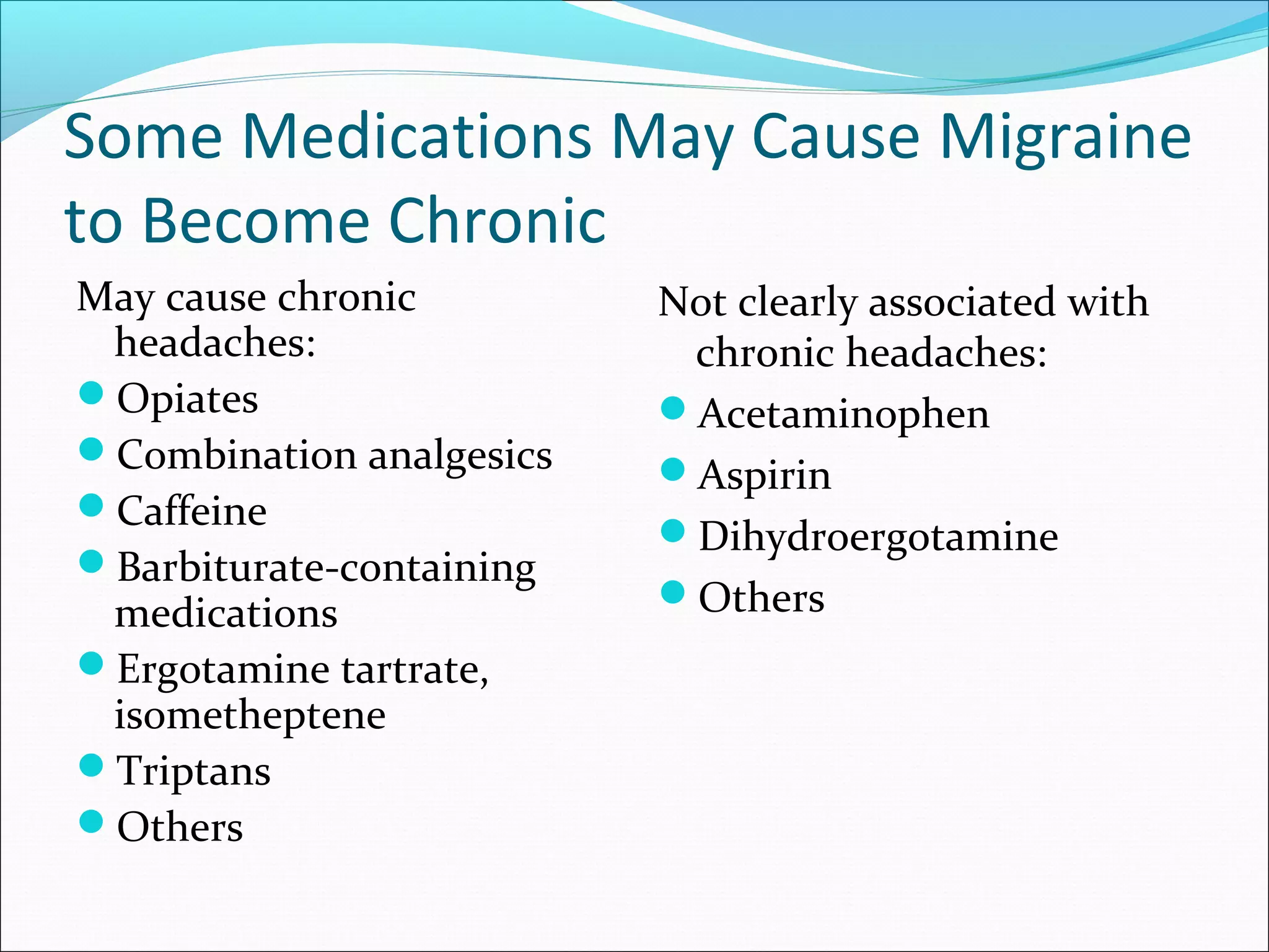 Migraine its presentation and management | PPT