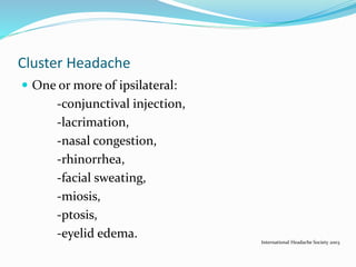 Migraine headache presentation resident | PPTX