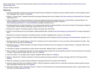 Migraine headache treatment | PDF