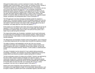 Migraine headache treatment | PDF