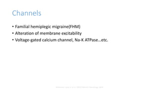 Migraine pathophysiology, diagnosis and treatments | PPTX