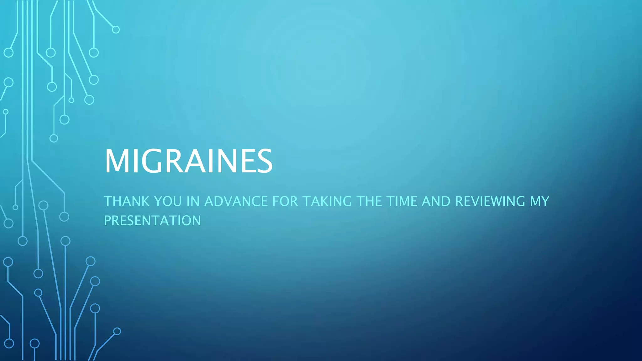 Migraines | PPTX