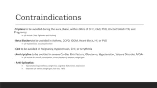 Medicine & Migraines | PPTX | Brain and Nervous System Disorders ...