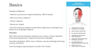 Medicine & Migraines | PPTX | Brain and Nervous System Disorders | Diseases and Conditions