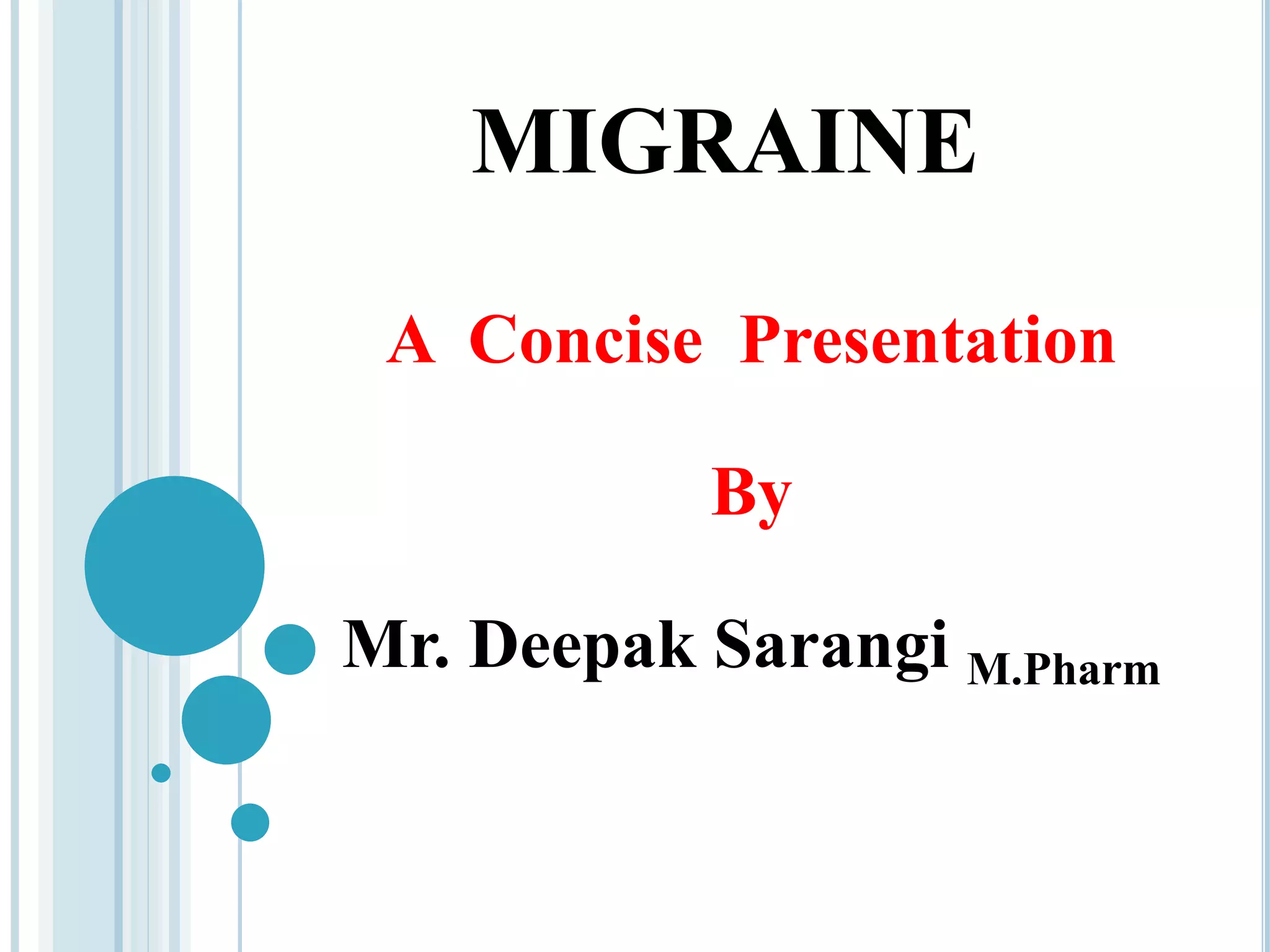 Migrane ppt | PPTX