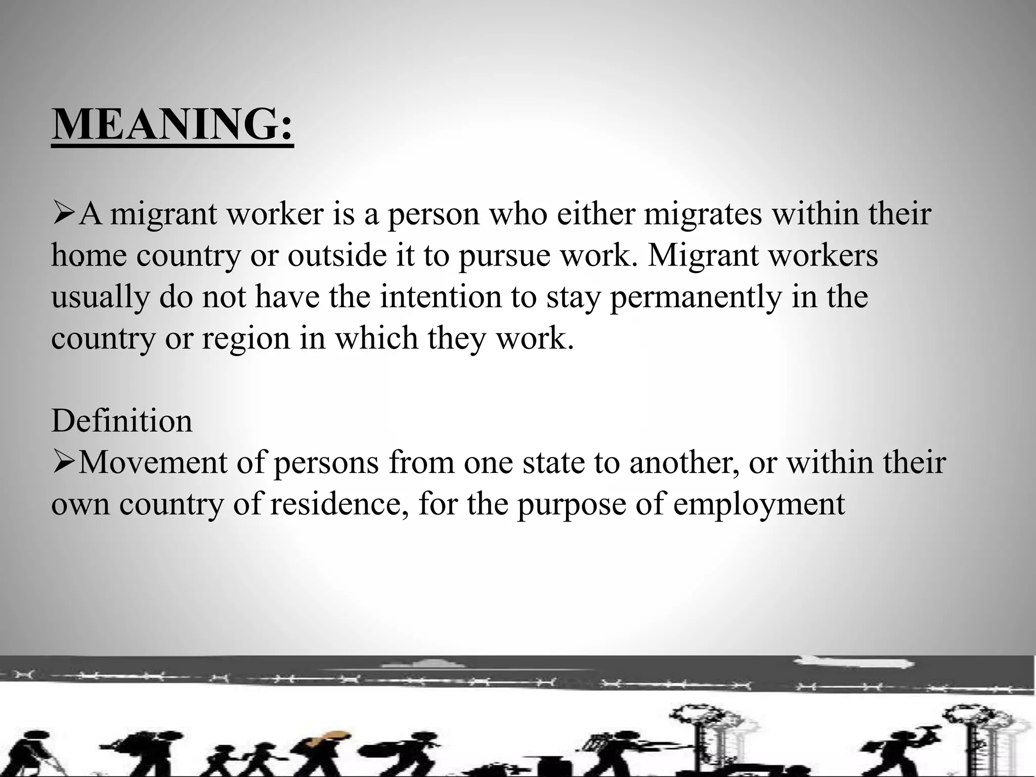 Migrant labour | PPTX