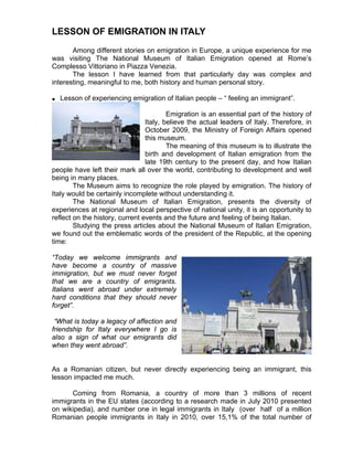 Migrants life stories from Romania | PDF