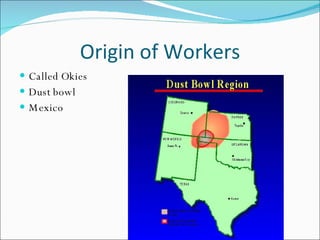 Migrant Workers In The 1930’S | PPT