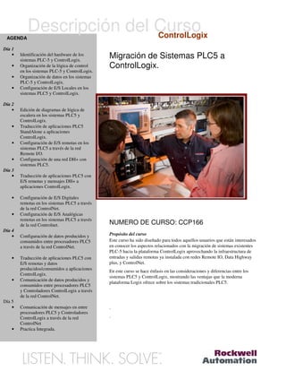 Migrar de plc 5 a controllogix | PDF