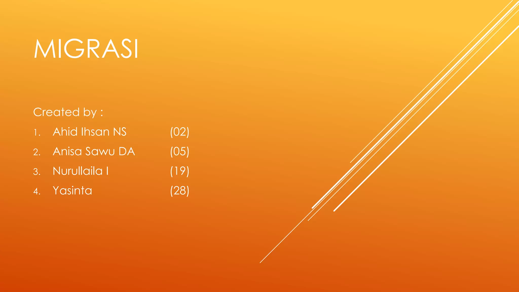 Migrasi penduduk | PPTX