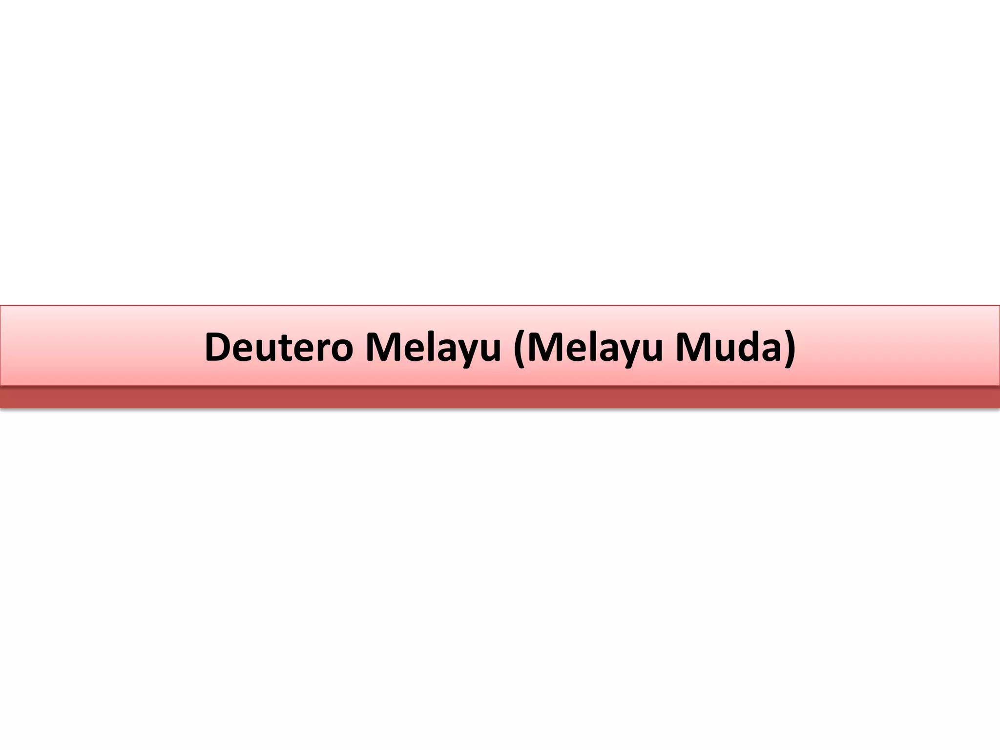 Migrasi deutro dan proto melayu | PDF