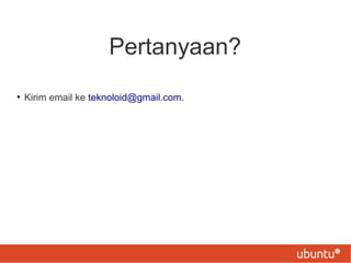 Migrasi Linux: Menciptakan Transisi dari Windows ke Linux | PPT