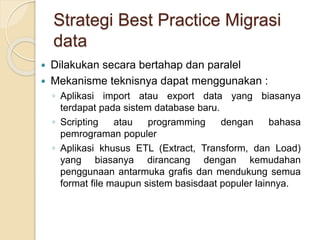 Migrasi data dari my sql ke oracle | PPT