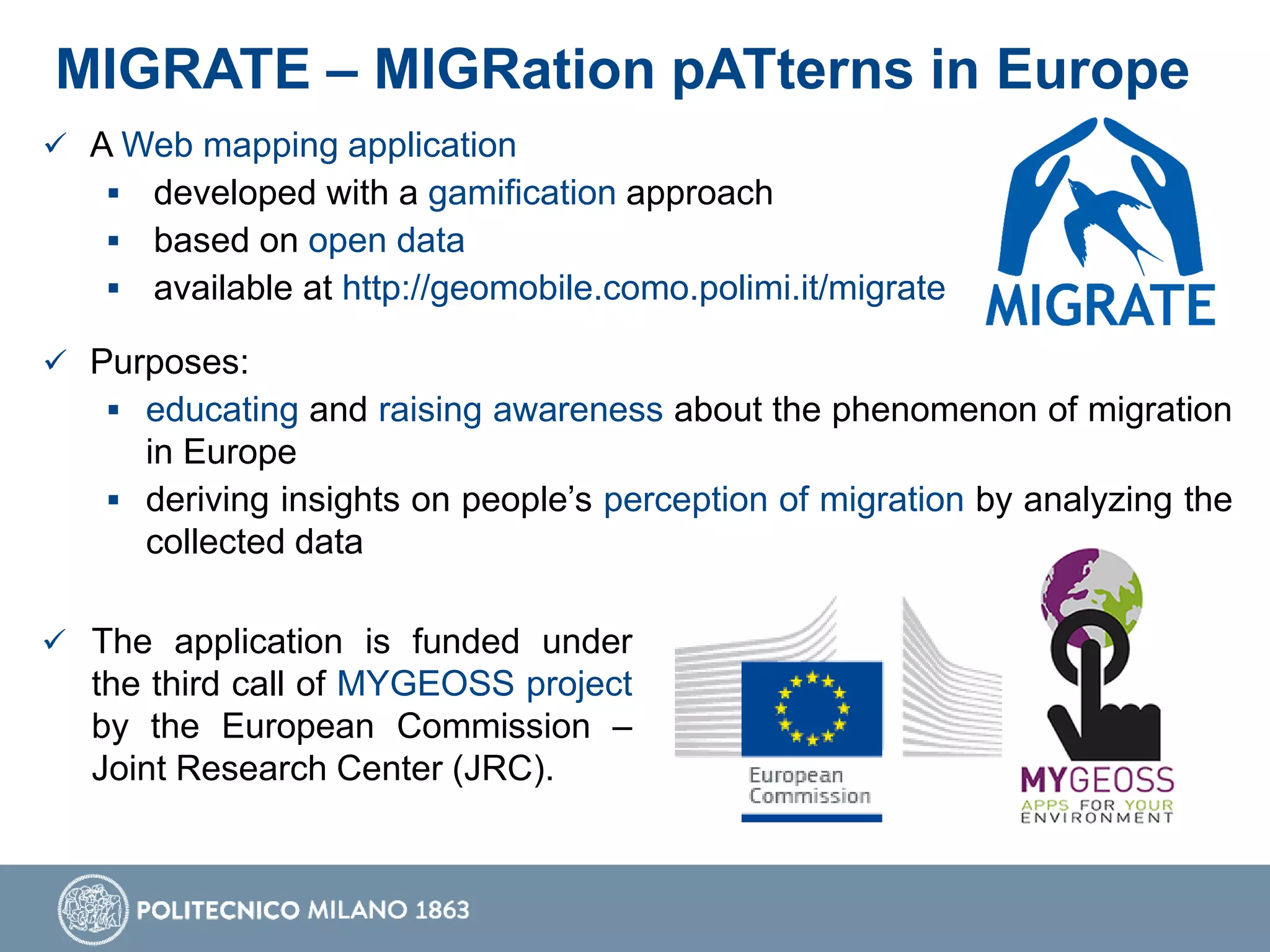 MIGRATE: MIGRation pATterns in Europe | PDF
