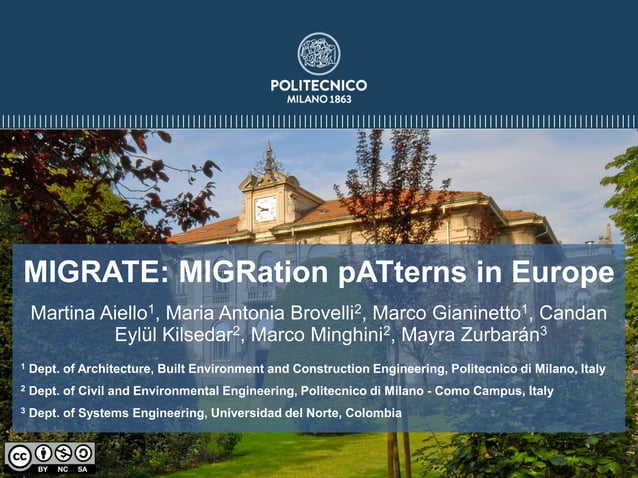 MIGRATE: MIGRation pATterns in Europe | PDF