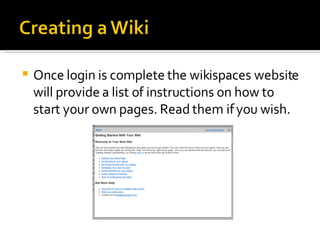 Creating a Wiki | PPT
