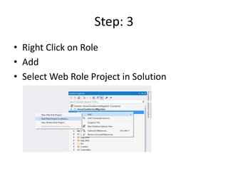 Migrated existing mvc or .net application to azure environment | PPT
