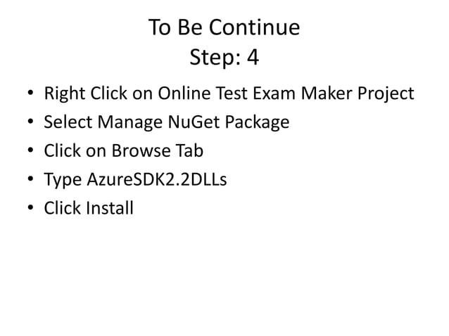 Migrated existing mvc or .net application to azure environment | PPT