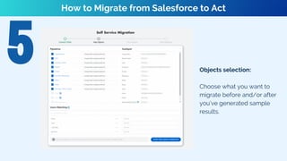 Migrate from Salesforce to Act | PPT
