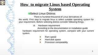 Migrate linux | ODP