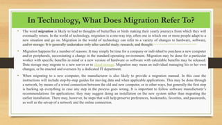 Unit of Competence: Migrate to New Technology.pptx