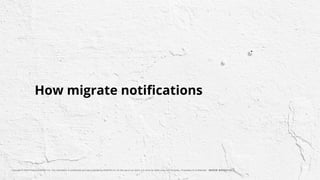 Convert the notification feature to the notification microservice | PPT