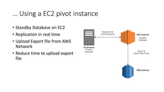 Migrate Oracle database to Amazon RDS | PPTX