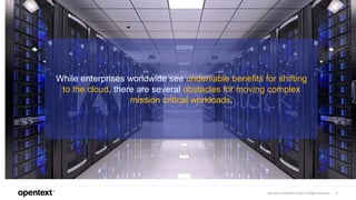 Simple cloud migration with OpenText Migrate | PPTX