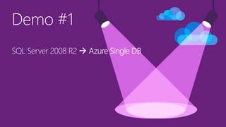 Migrate SQL Server 2008 R2 to Azure Cloud | PPT