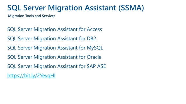 Migrate SQL Workloads to Azure | PPT