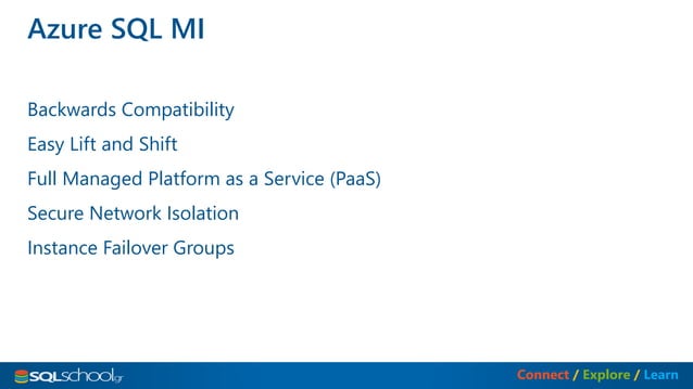 Migrate SQL Workloads to Azure | PPT