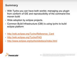 Migrating from PDE to Tycho builds | PPT