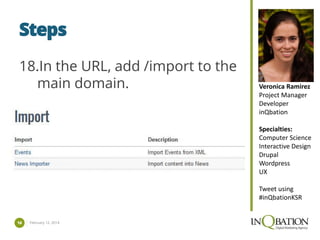 How to migrate content to Drupal using XML files | PPT