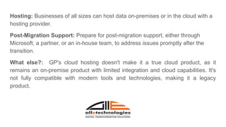 Migrate Your GP Data to Dynamics 365 Business Central (Online) | PPTX